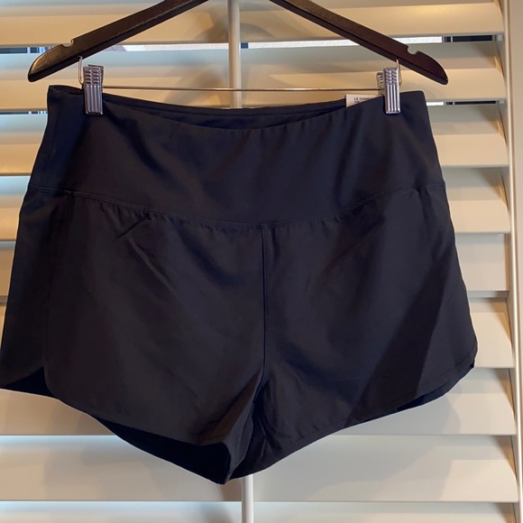 GAIAM | Shorts | Gaim Large Hi Rise Black Athletic Short | Poshmark